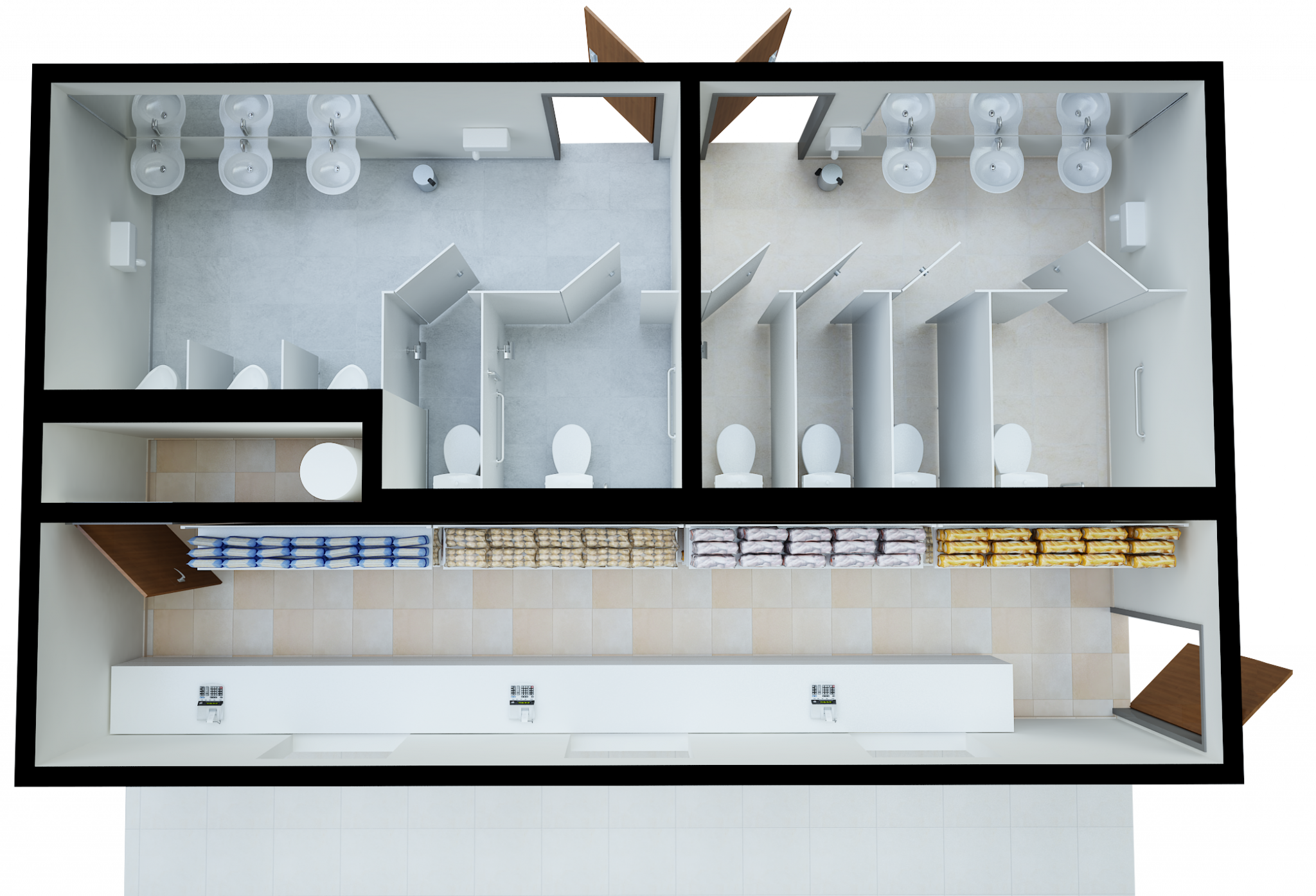 Modular Concession, Vending, Restroom and Event Facilities